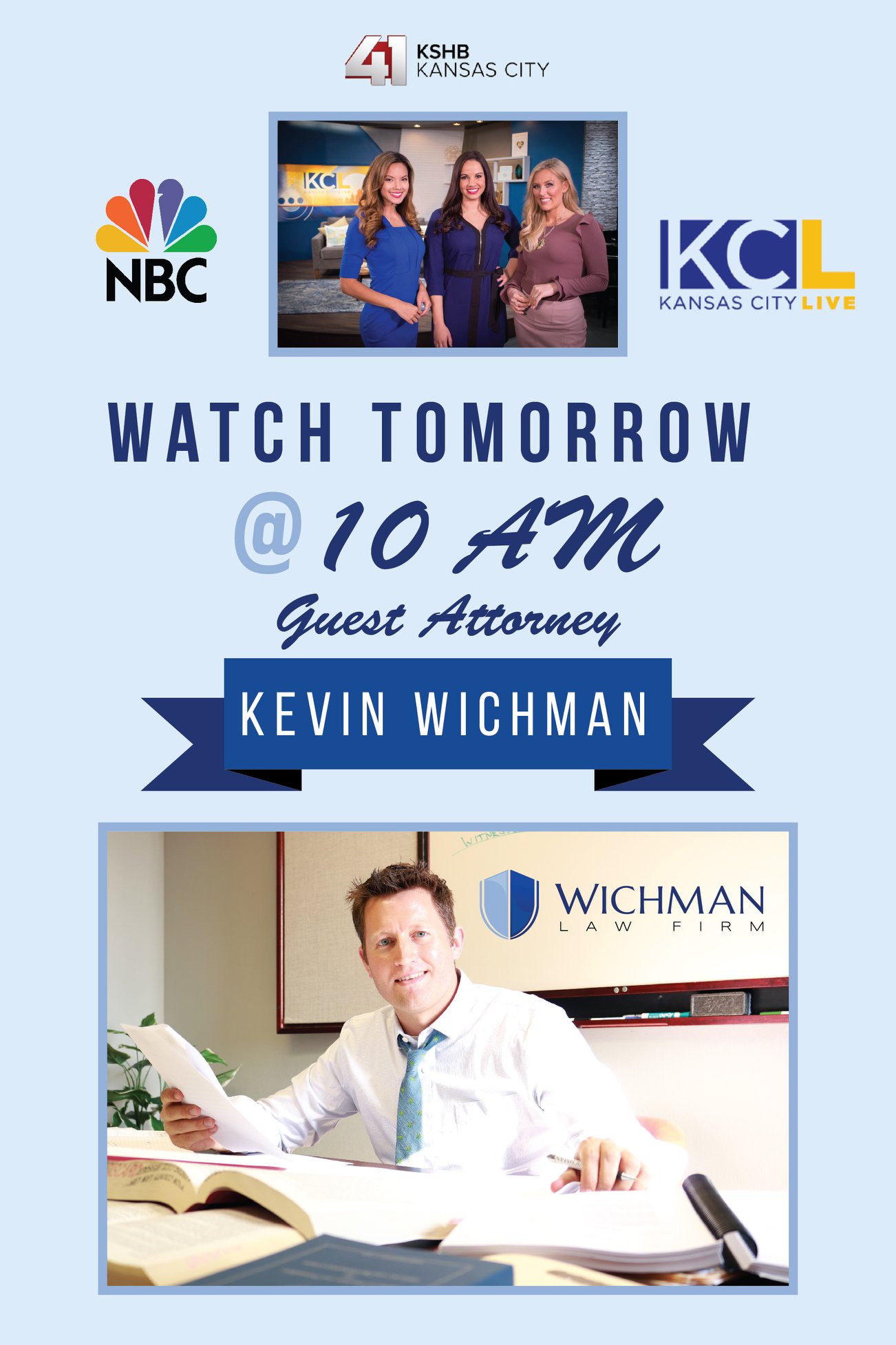 Criminal Defense Attorney Wichman on NBC as a guest on Kansas City Live ...